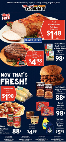 Food Giant Supermarkets Mississippi Grocery Weekly Ad in Mississippi